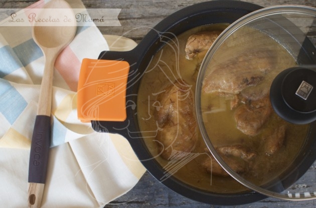 Pollo al azafrán | Las Recetas de Mamá